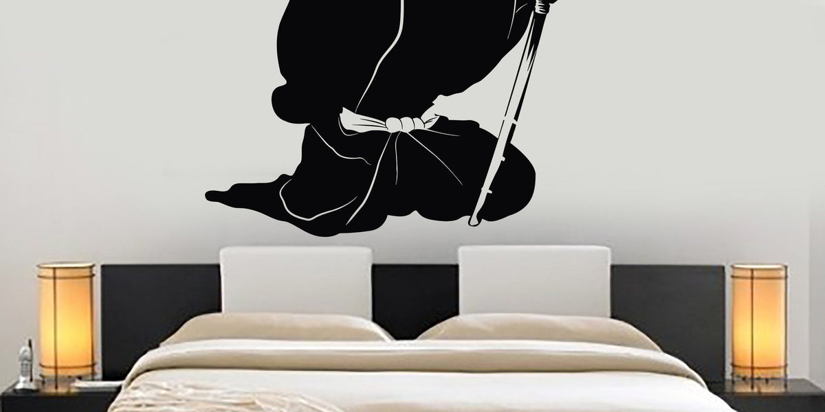 Vinyl Wall Decal Samurai Japanese Warrior Asian Art Stickers Unique Gi ...
