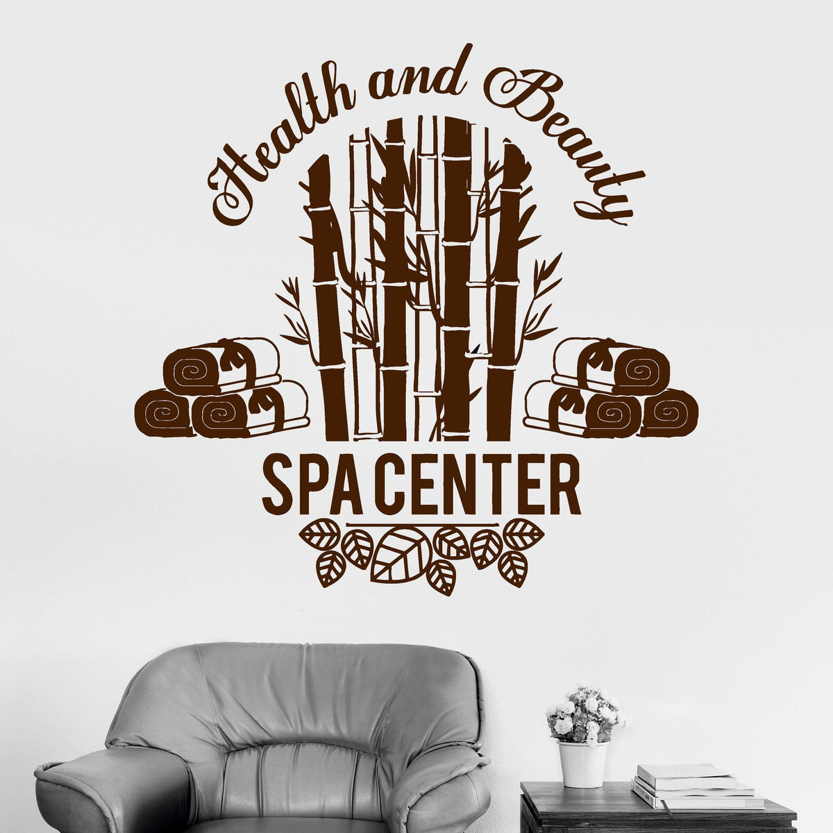 Vinyl Wall Decal Beauty Salon Health Spa Center Room Therapy Stickers ...