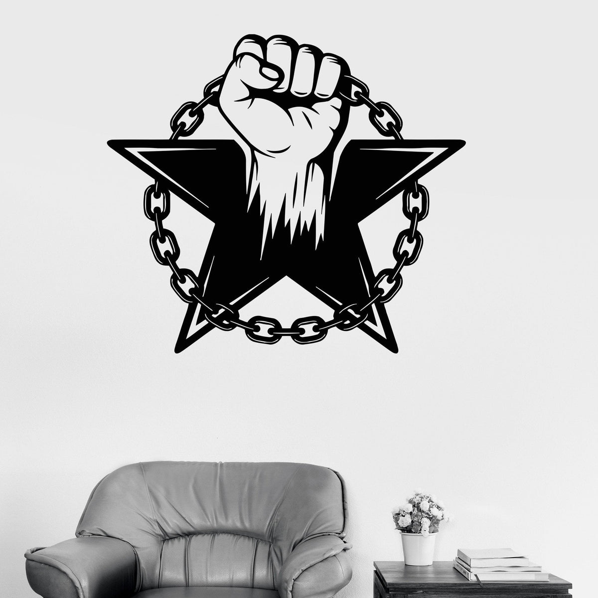 Vinyl Wall Decal Sports Motivation Bodybuilding Strength Gym Stickers ...