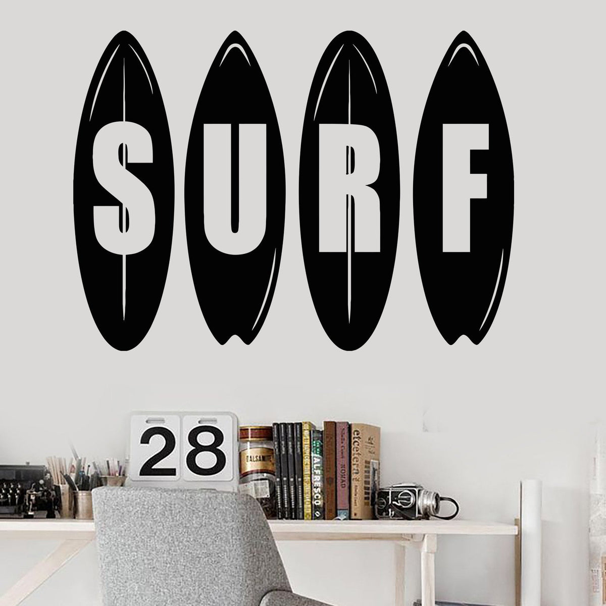 Vinyl Wall Decal Surf Surfing Extreme Sports Teen Room Stickers Unique ...