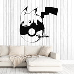 Vinyl Wall Decal Pikachu Funny Art Decor for Kids Room Pokemon Sticker ...