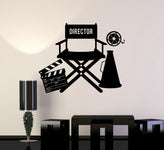 Vinyl Wall Decal Film Director Filming Cinema Room Movie Stickers Mura ...