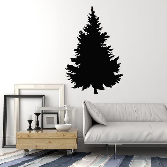 Vinyl Wall Decal Fir Tree Nature Room Art Decorating Stickers Mural Un ...