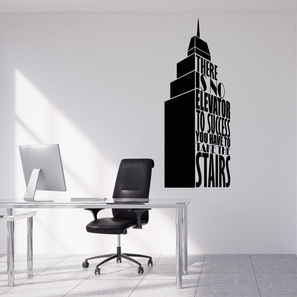 Vinyl Wall Decal Success Quote Building Office Business Art Stickers M ...