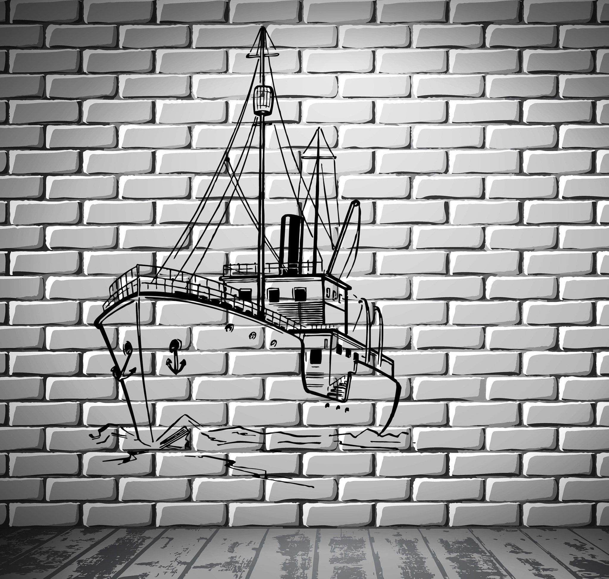 Ship Wall Stickers Marine Designs Room Ocean Sea Vinyl Decal Unique Gi ...