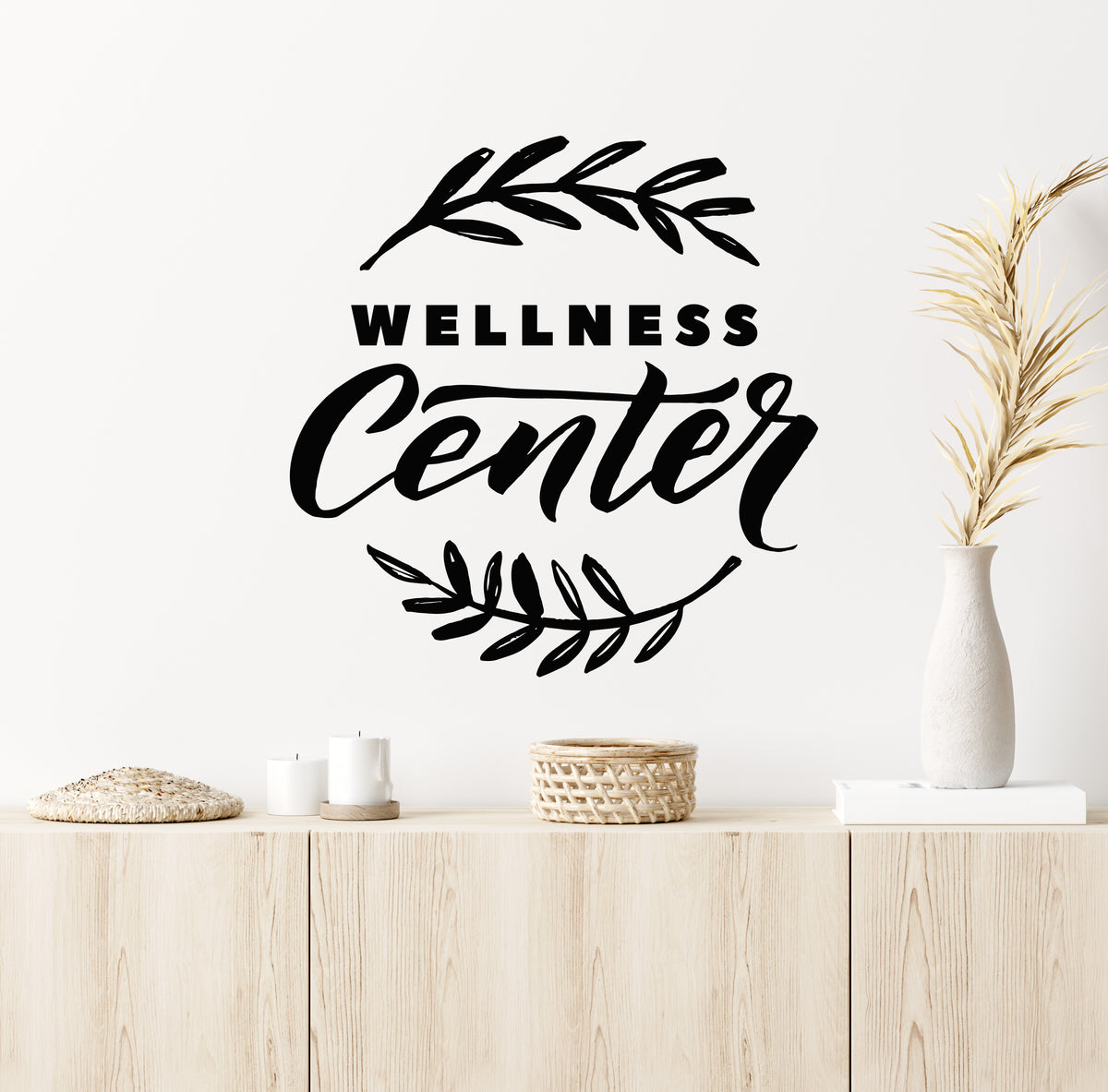 Vinyl Wall Decal Wellness Center Beauty Health Spa Massage Relax Stick ...