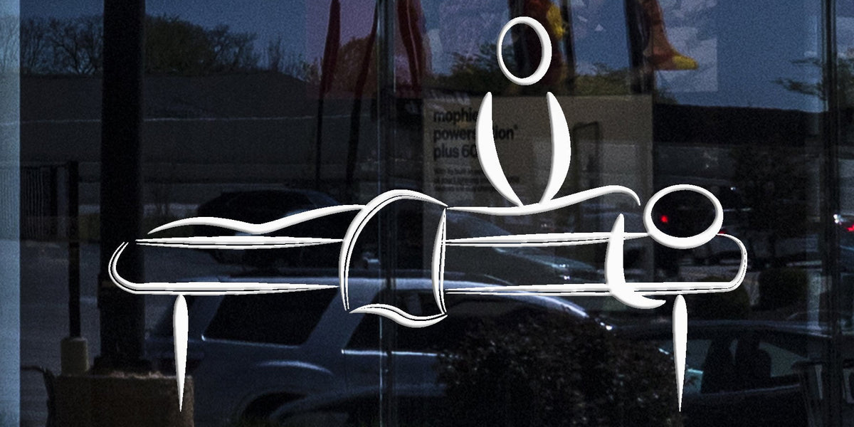 Window Graphics Massage Salon Decoration Spa Beauty Salon Decor Glass ...