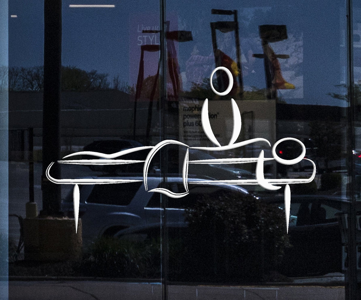 Window Graphics Massage Salon Decoration Spa Beauty Salon Decor Glass ...