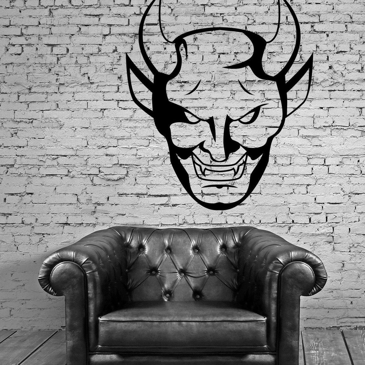 Devil Scary Creepy Gothic Decor For Living Room Wall Sticker Vinyl Dec ...
