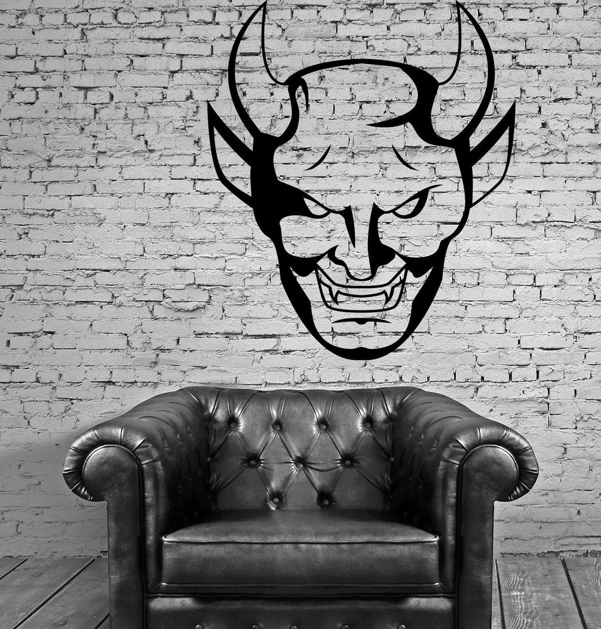 Devil Scary Creepy Gothic Decor For Living Room Wall Sticker Vinyl Dec ...