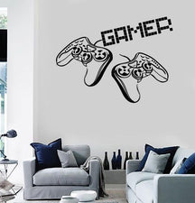 Wall Stickers Vinyl Decal Video Games Gamer Joysticks Playstation Deco ...