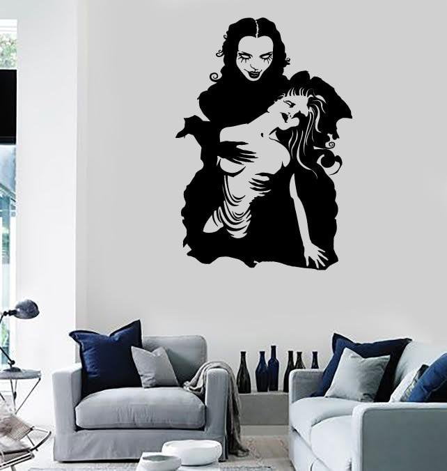 Wall Stickers Vinyl Decal Vampire Twilight Gothic Teen Scary Creepy Un ...