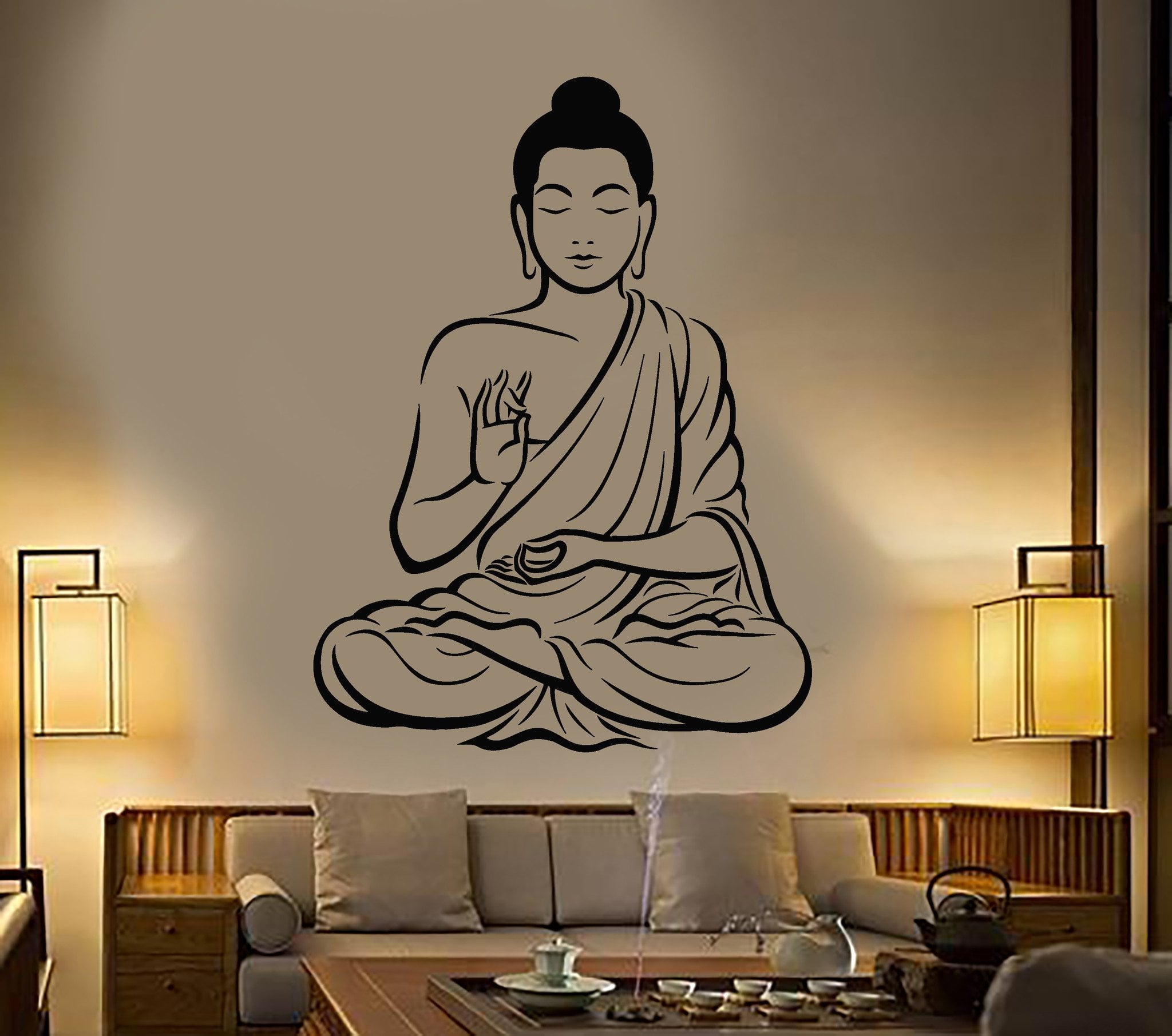 Custom Buddha Stickers And Wall Decals Collection — Wallstickers4you