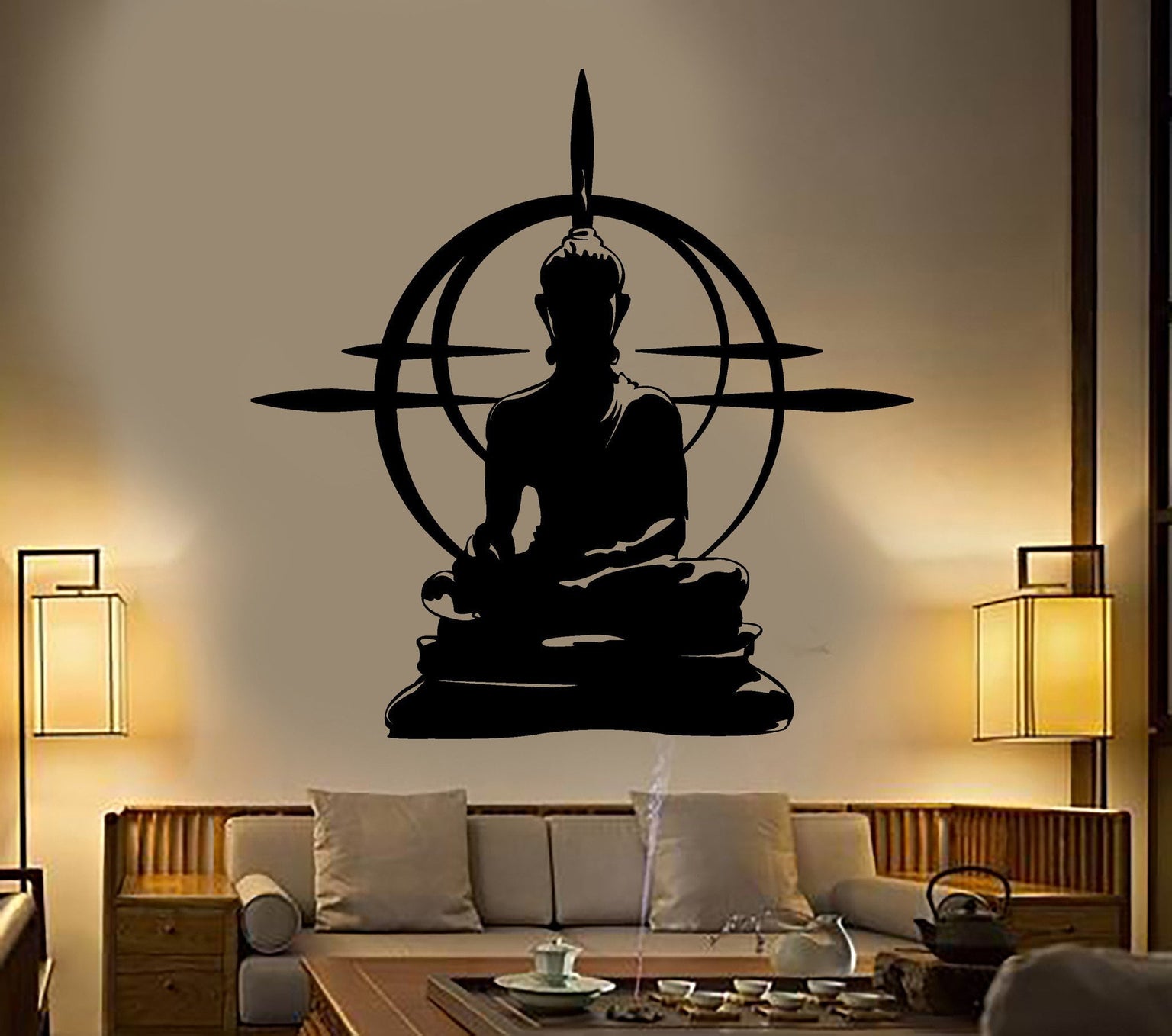 Custom Buddha Stickers And Wall Decals Collection — Wallstickers4you