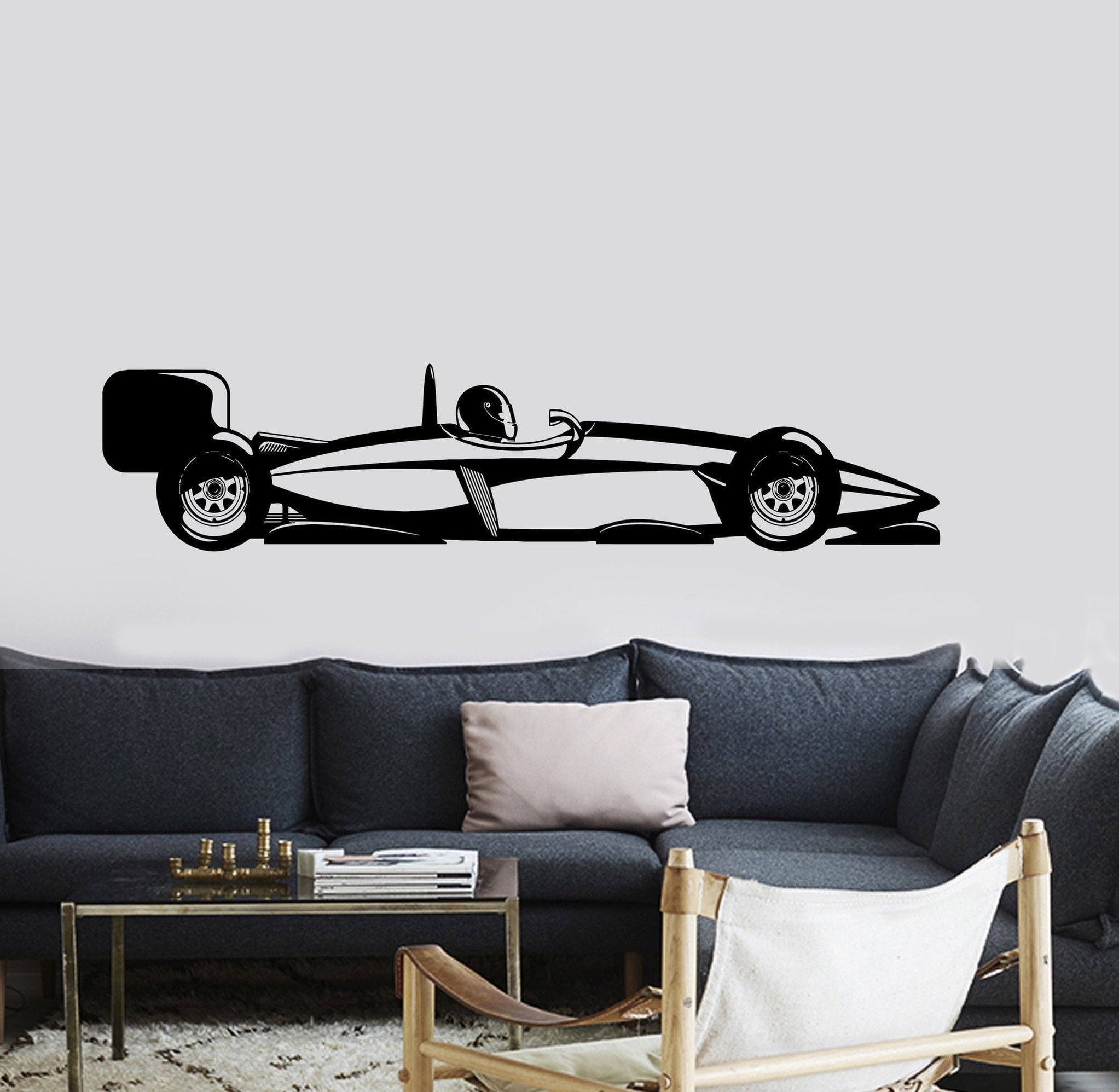 Wall Vinyl Decal Carting Karting Racing Mural Decor Unique Gift z3734 ...