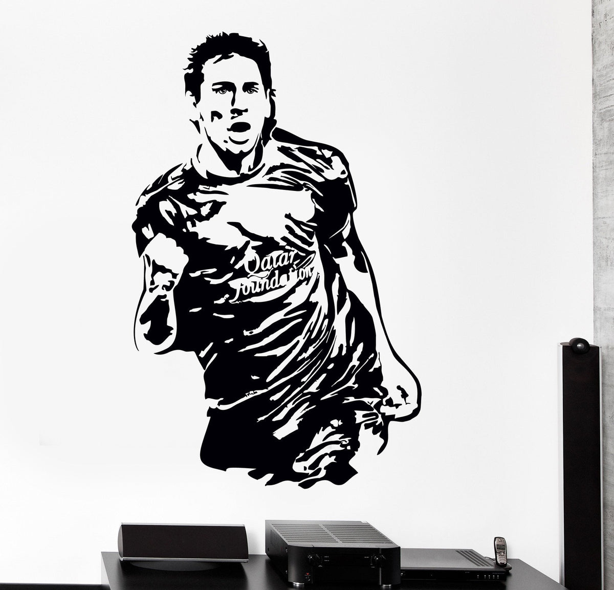 messi wall sticker