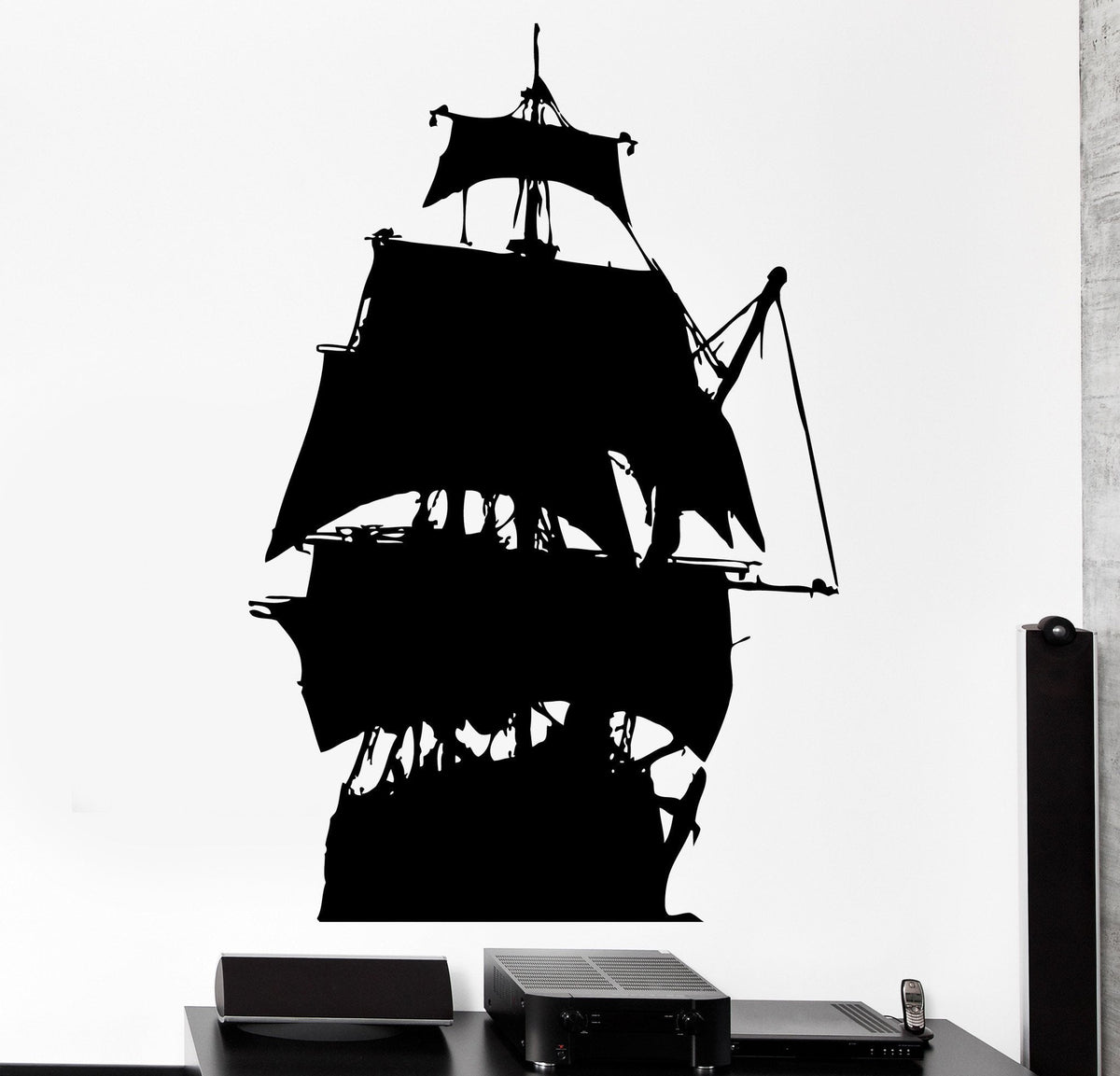 Wall Vinyl Decal Ship Yacht Ocean Sea Marine Home Interior Decor Uniqu ...