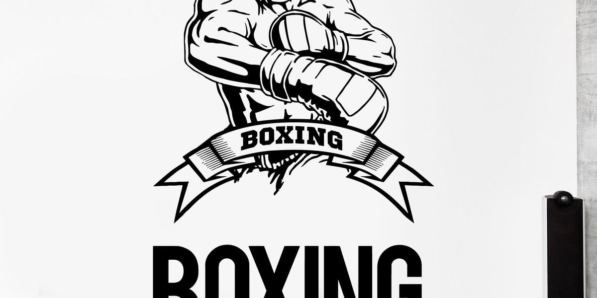 Wall Vinyl Decal Boxing Ring Martial Arts Sport Home Interior Decor Un ...