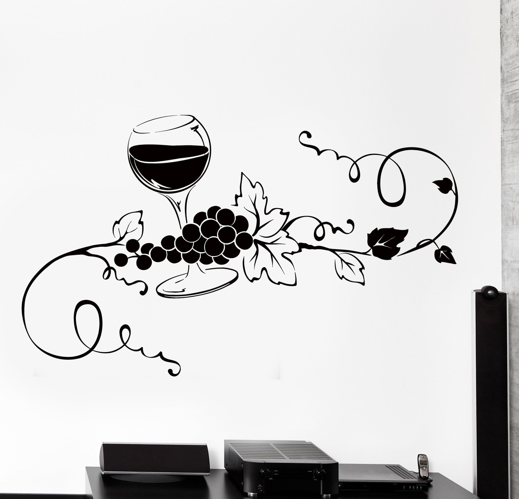 Custom Wine Wall Stickers And Decals Collection — Wallstickers4you