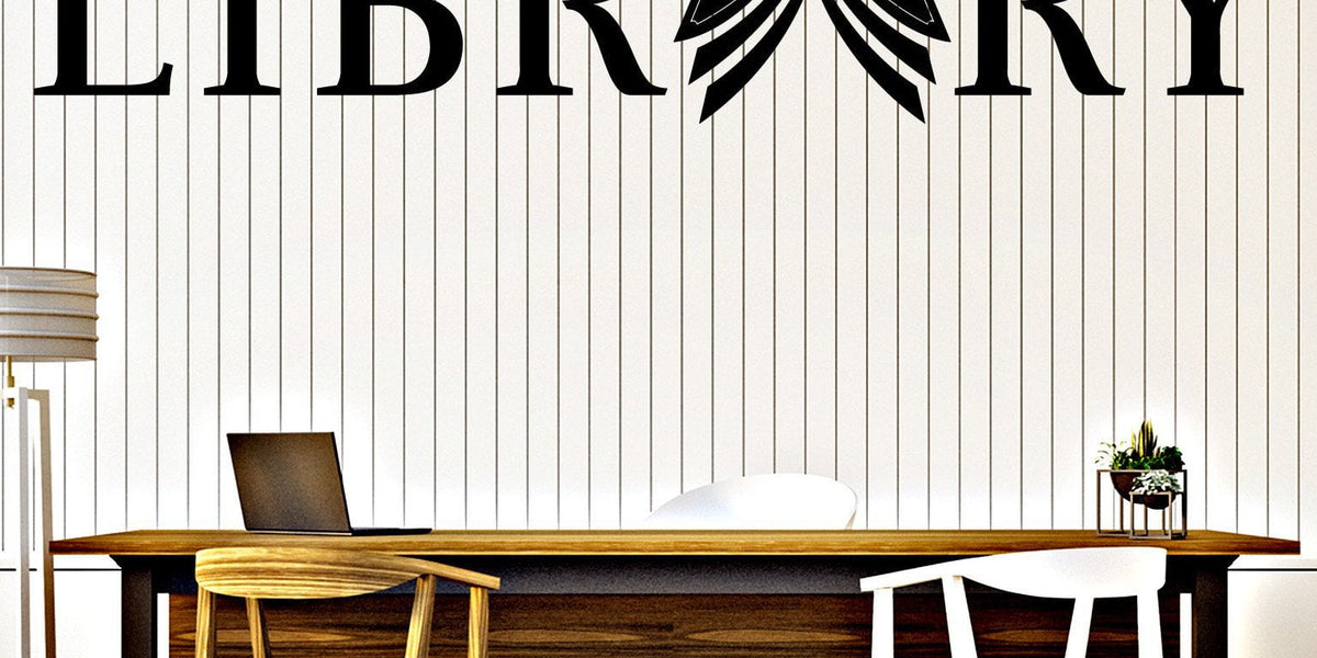 Wall Vinyl Decal Library Books Bookstore Interior Decor Unique Gift z4 ...