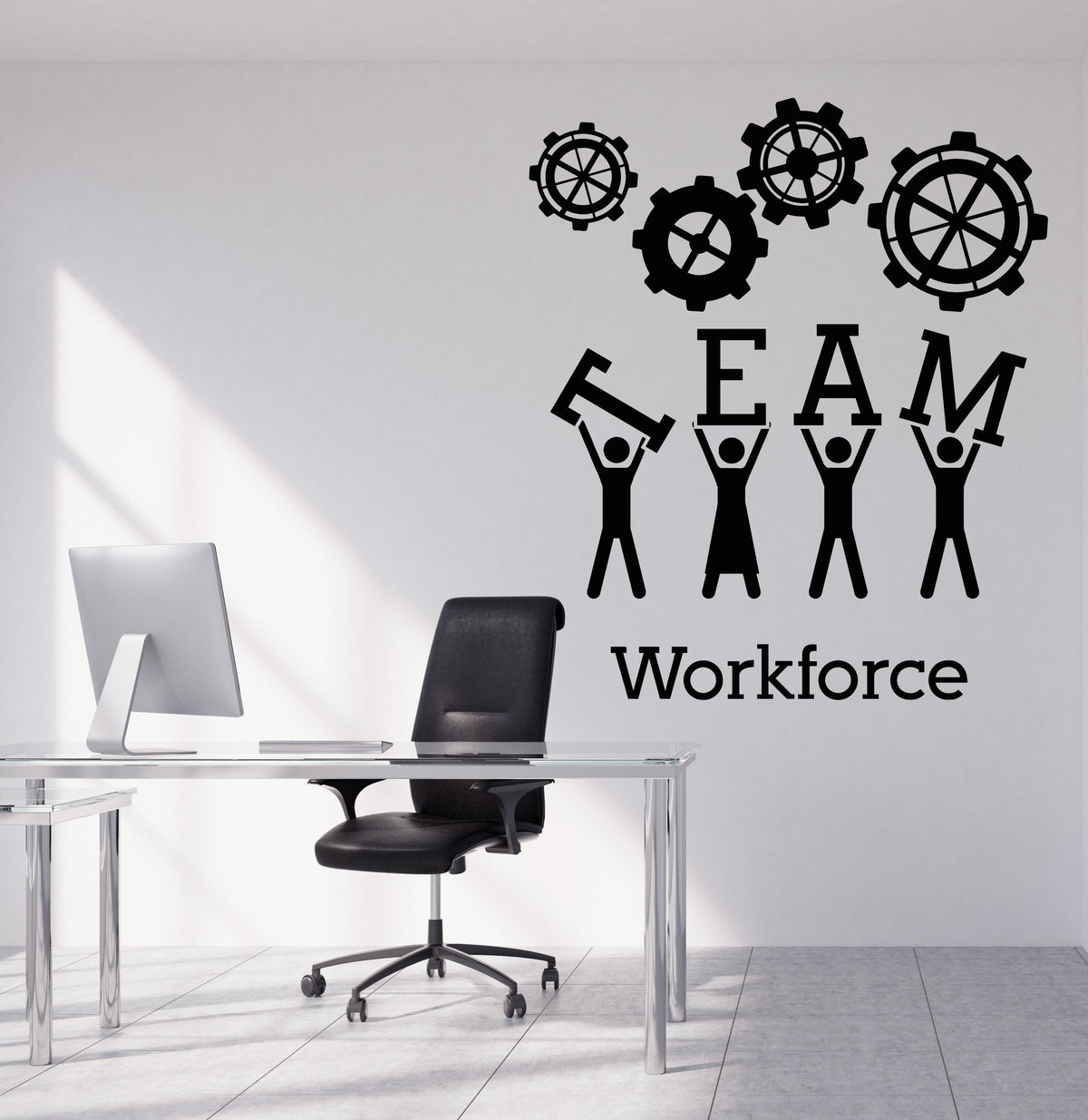 Wall Stickers Vinyl Decal Team Business Work Teamwork Office Interior ...