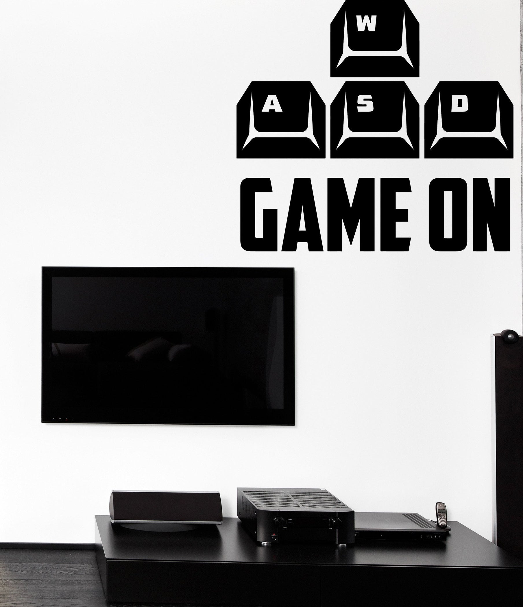 Wall Vinyl Decal Buttons Game Console Game On Decor for the Games Room ...