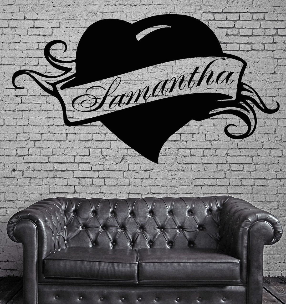 Samantha Personalized Name Lettering Custom Wall Art Decor Vinyl Stick ...