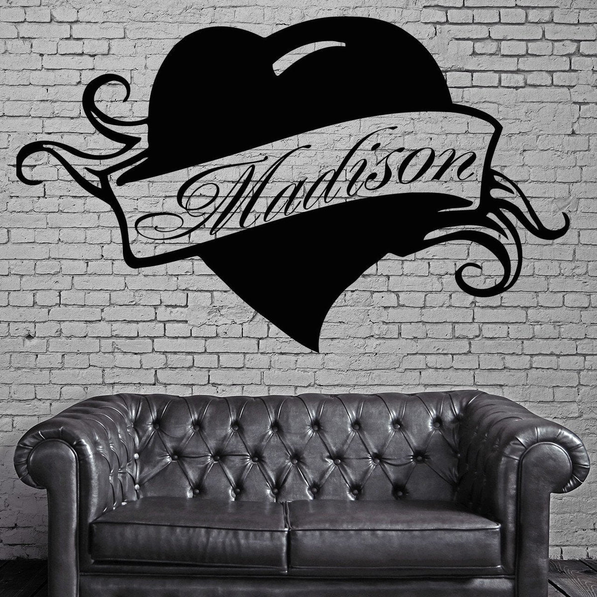 Madison Personalized Name Lettering Custom Wall Art Decor Vinyl Sticke ...