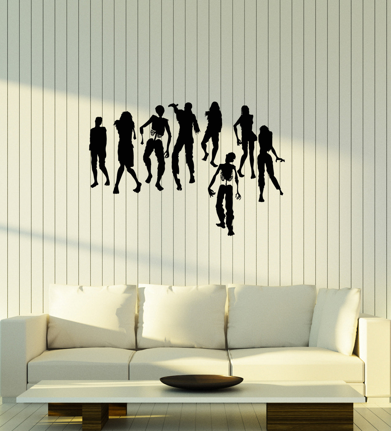 Vinyl Wall Decal Zombies Silhouette Son Room Decoration Interior Art S ...